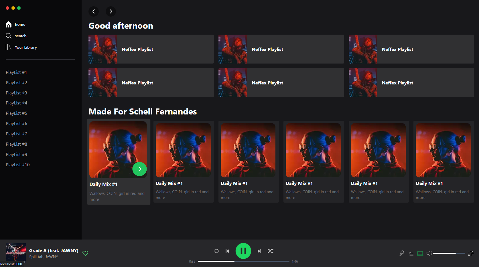 GitHub - pablokaliel/Clone-Spotfy: Este projeto foi um estudo sobre NextJS com TailwindCSS. O ...