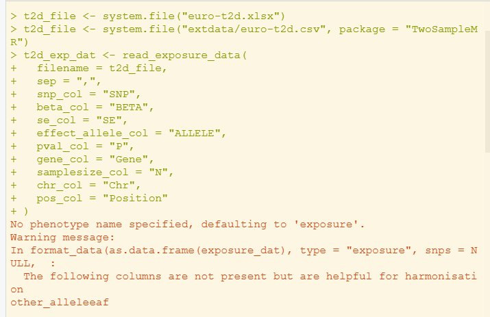 Error in using TwoSampleMR package · MRCIEU TwoSampleMR · Discussion #346 · GitHub