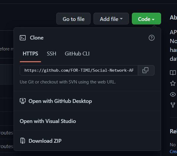 Github For Timisocial Network Api Api For A Social Network That