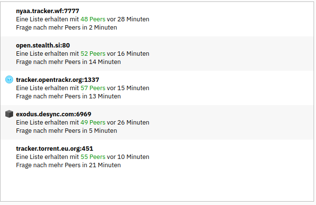 WebUI: tracker list should show full domain names · Issue #5301 · transmission/transmission · GitHub