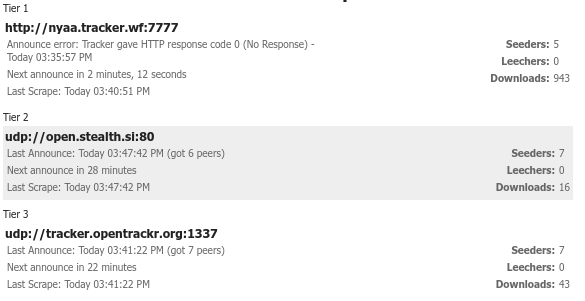 WebUI: Tracker list does not show whether UDP or HTTP tracker · Issue #5307 · transmission ...