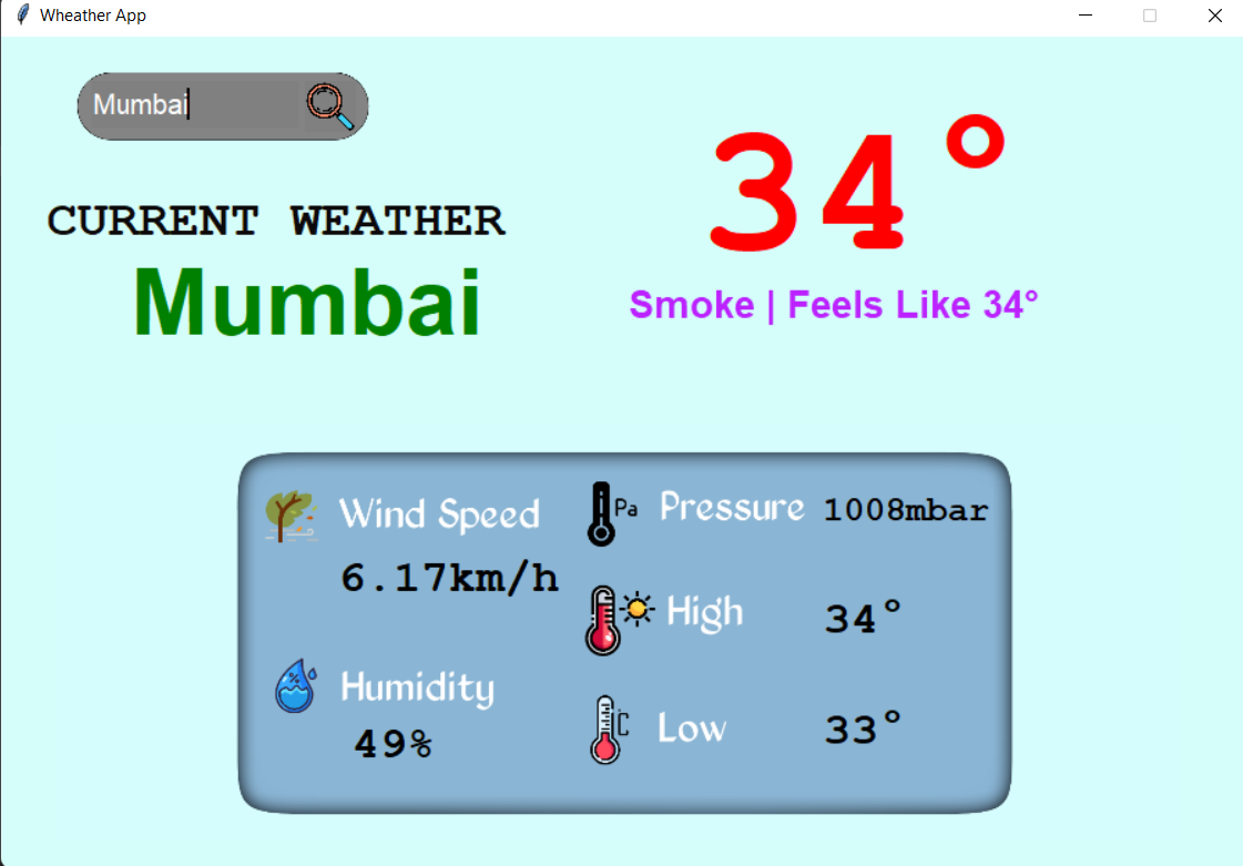 GitHub - sanjay-yadav-cs/Wheather-App: This python Project is made ...