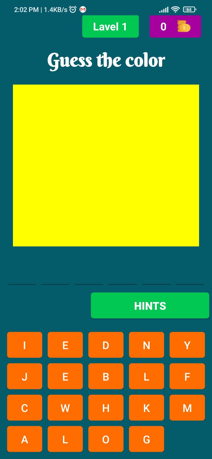 GitHub - sanjayyadavcs/Guess-the-Color-Android-Game