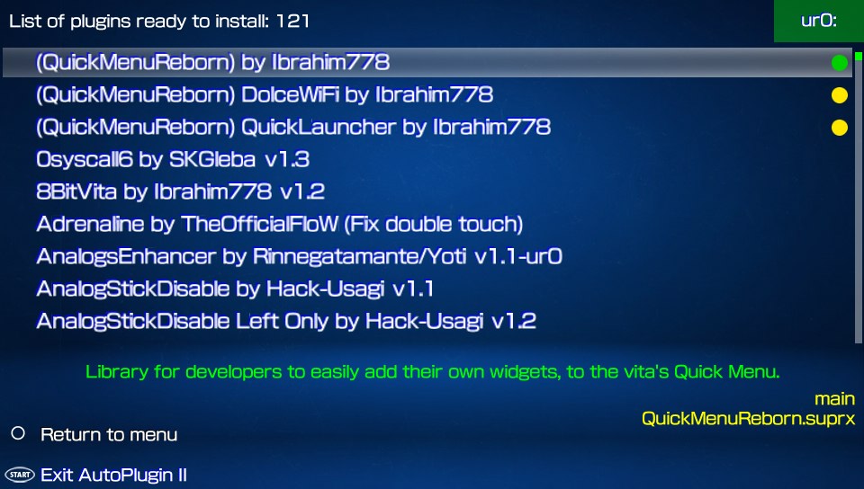 Add QuickMenuReborn and DolceWifi · Issue #213 · ONElua/AutoPlugin2 · GitHub