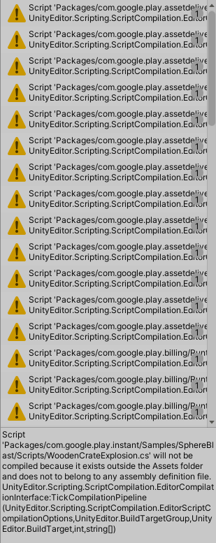 Install package of these repo with git UPM is nearly possible except there are some warning ...