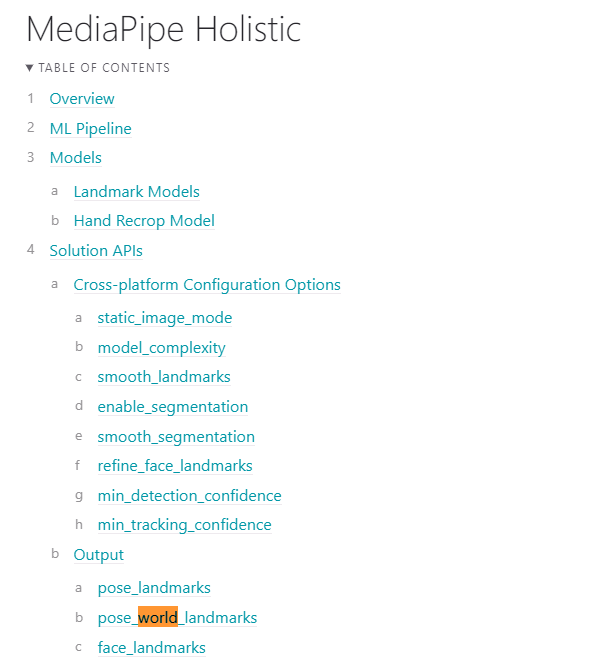 poseWorldLandmarks missing from holistic js api · Issue #3155 · google-ai-edge/mediapipe · GitHub