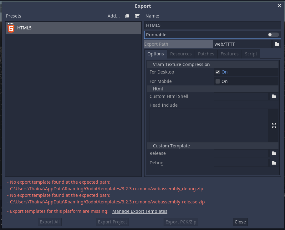 Editor crashes on export with mono · Issue #41444 · godotengine/godot · GitHub