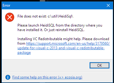 Spurious error on new PostgreSql connection. · Issue #1422 · HeidiSQL/HeidiSQL · GitHub