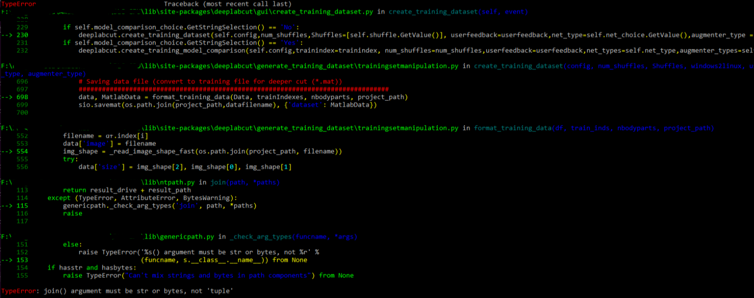 Labeling Frames and Training the Network in different versions · Issue ...