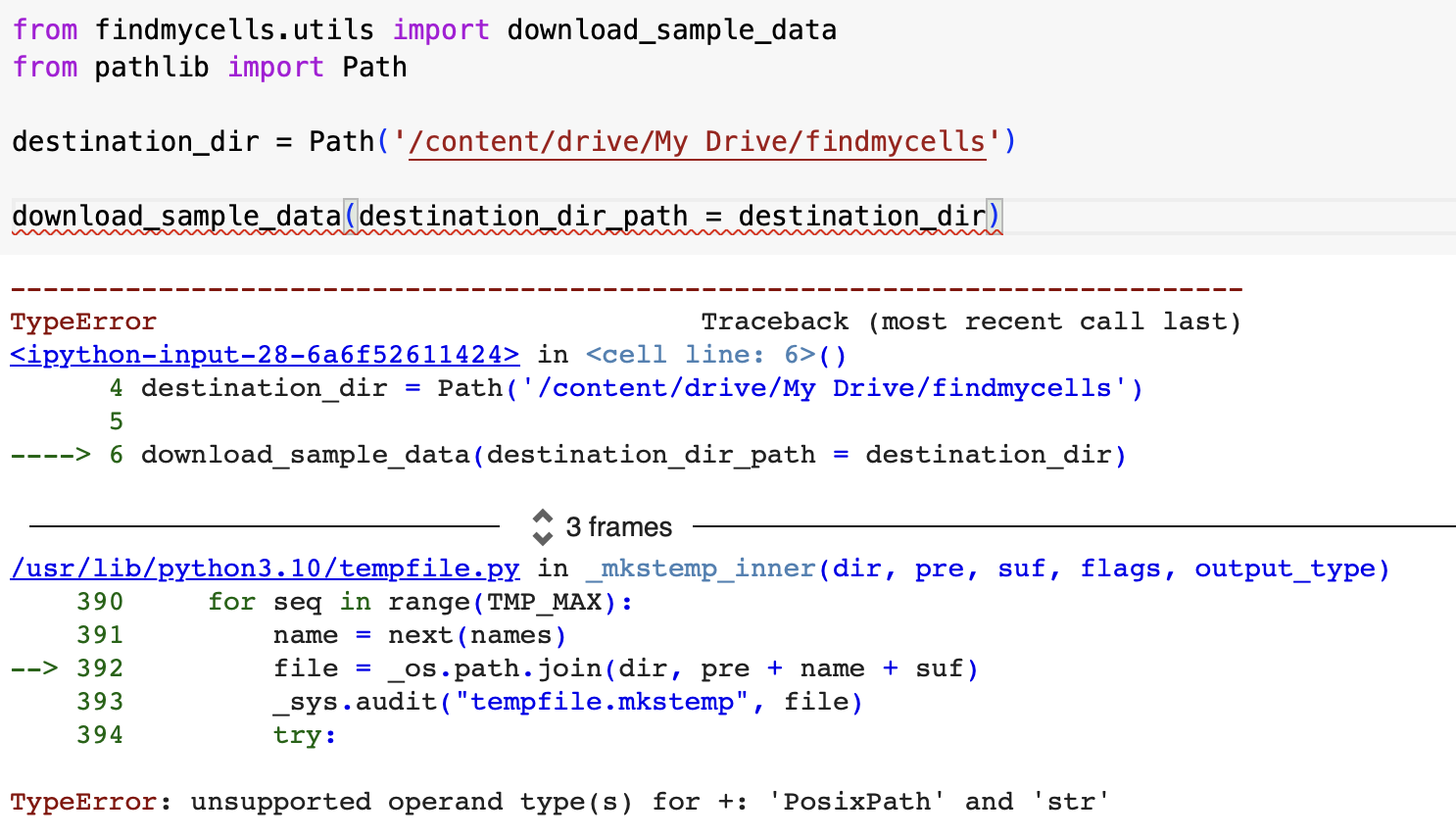 Installation Of Sample Dataset Fails · Issue 22 · Defense Circuits Labfindmycells · Github 9648