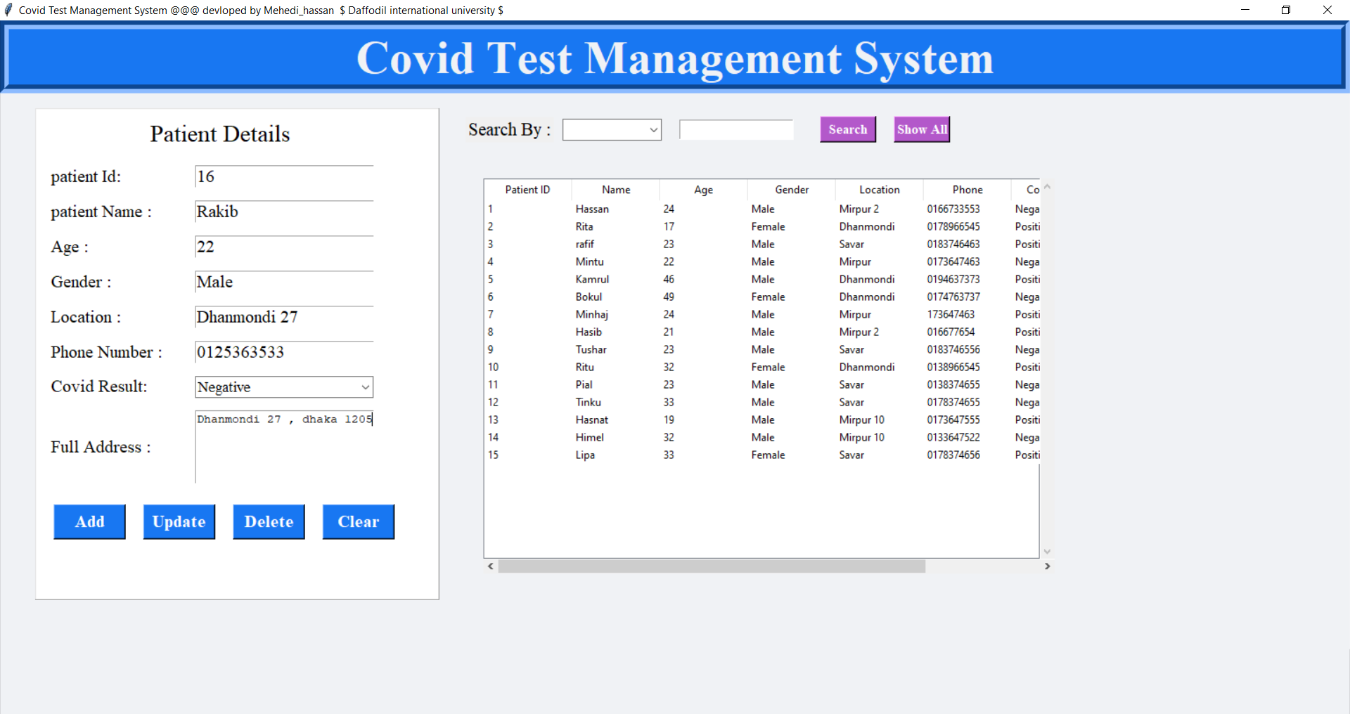 GitHub - mehedi-hassan-rony/Covid19-Management-System-Using-Python ...