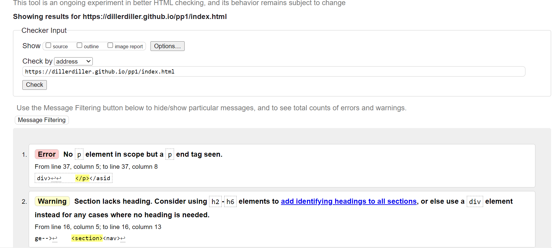 GitHub - DillerDiller/pp1: Milestone Project 1