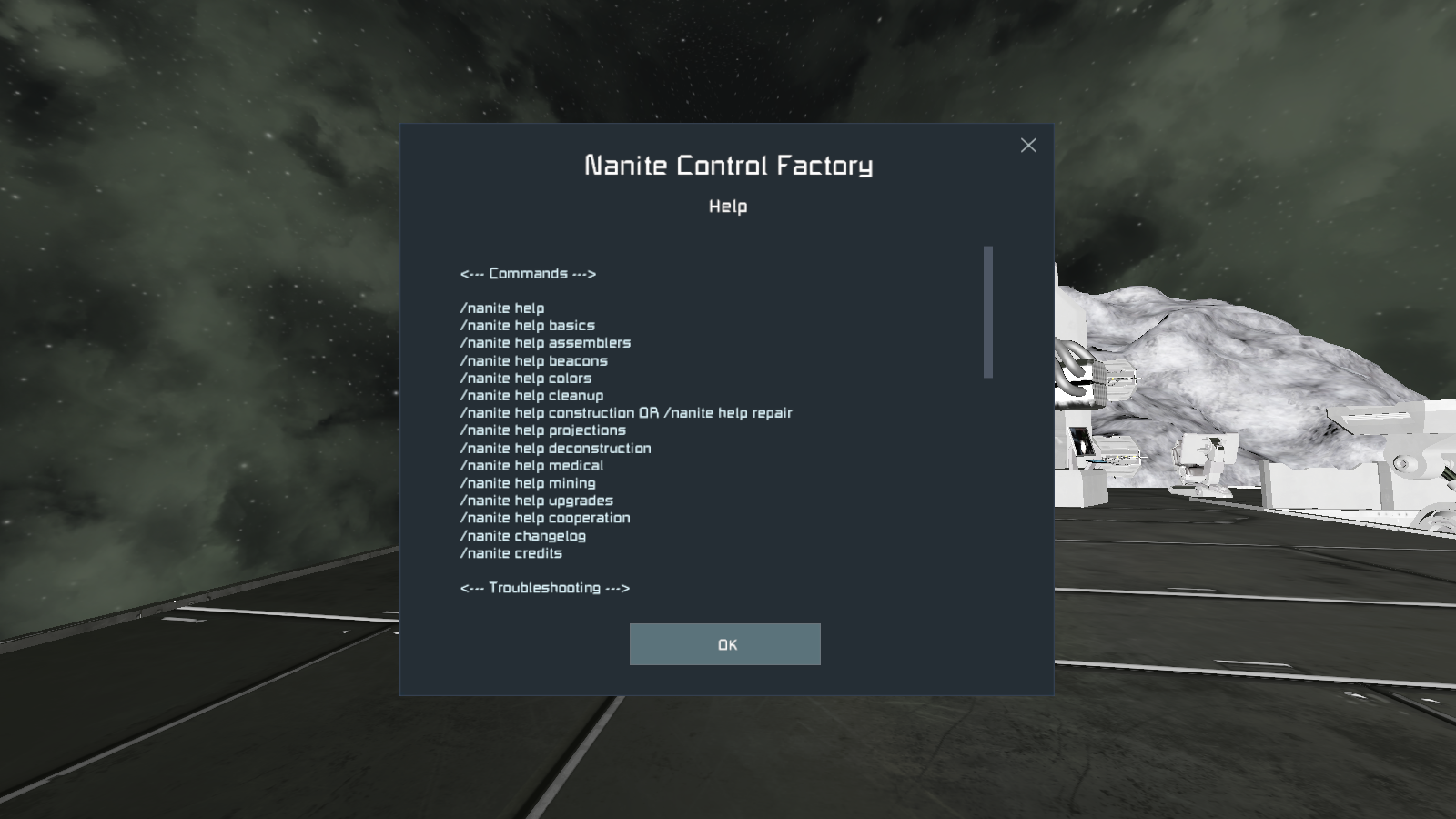11 clicks times to close dialog · Issue #201 · Nanite-Construction-System ...