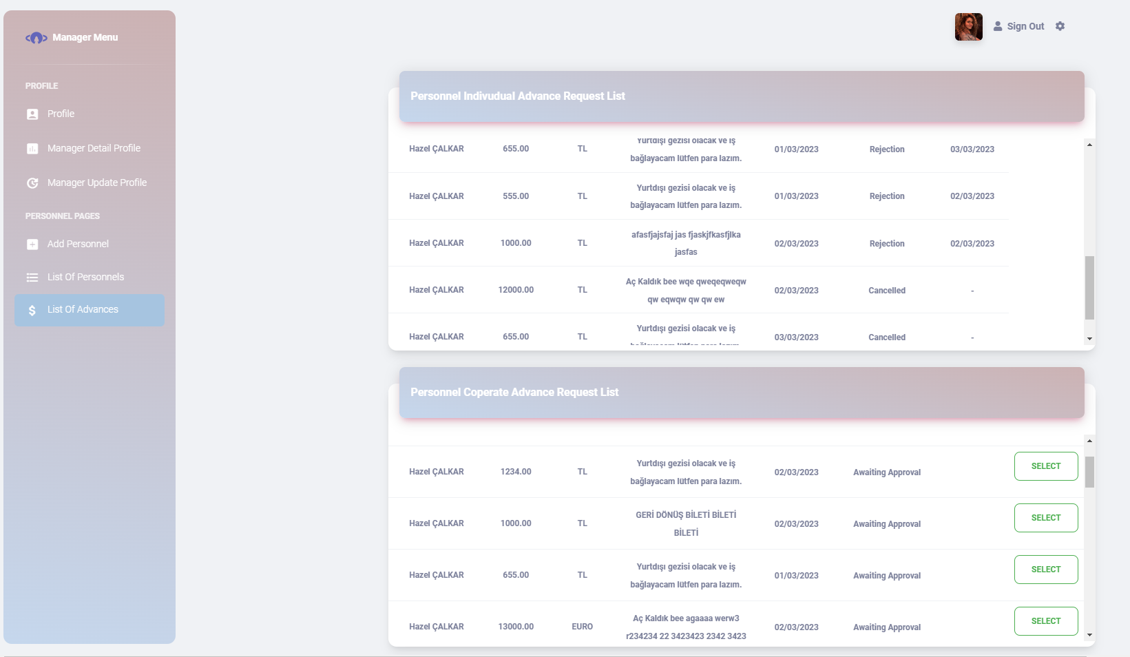 GitHub - aysenuraltinsoy/HumanResources: ASP.NET mvc project