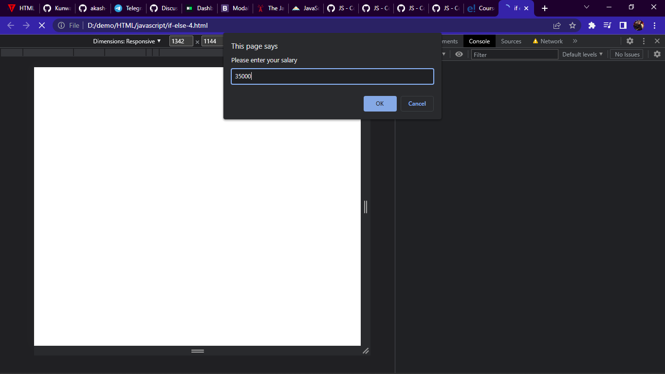 JS - Control Flow Statements - Conditional Statements - Decision Making ...