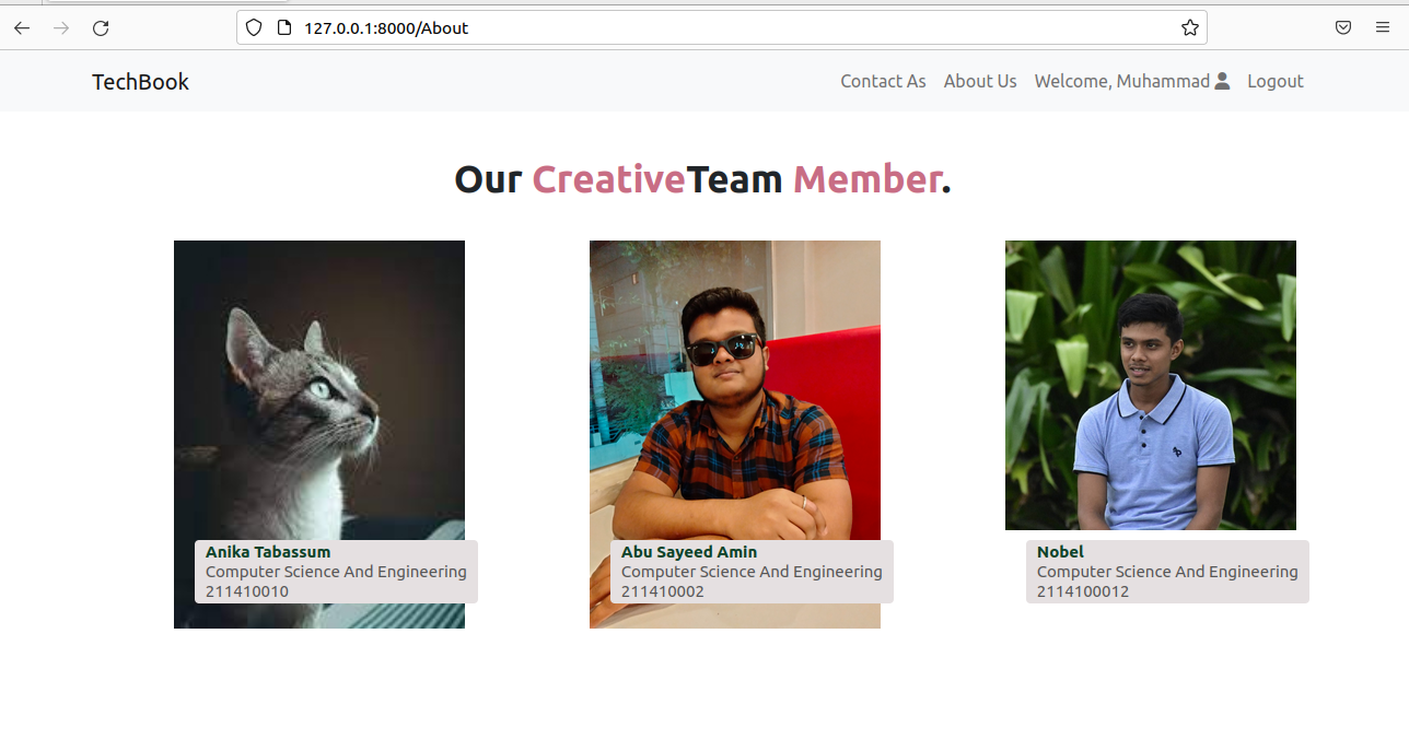 GitHub - Ammin124/Techbook: We have prepared our project for university submission, As part of ...