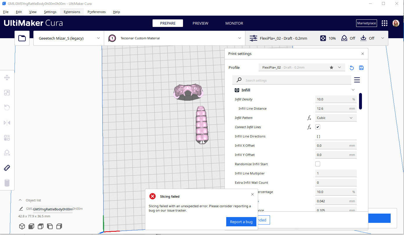 Fail to slice after changing project content · Issue #15029 · Ultimaker/Cura · GitHub