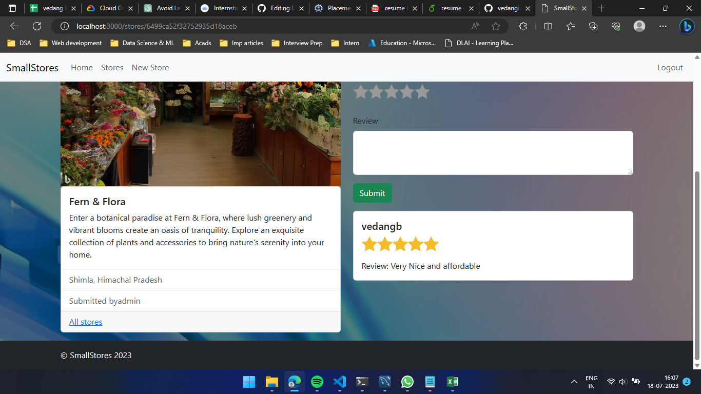 GitHub - vedangiitb/SmallStores: This project contains data about shops ...