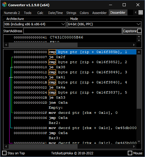 GitHub - TetzkatLipHoka/Converter: Multi functional conversion Tool, Assembler and Disassembler