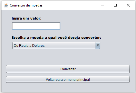 GitHub - richard-rt/conversor-java-swing: Desafio Back-end da Alura, com o objetivo de criar uma ...