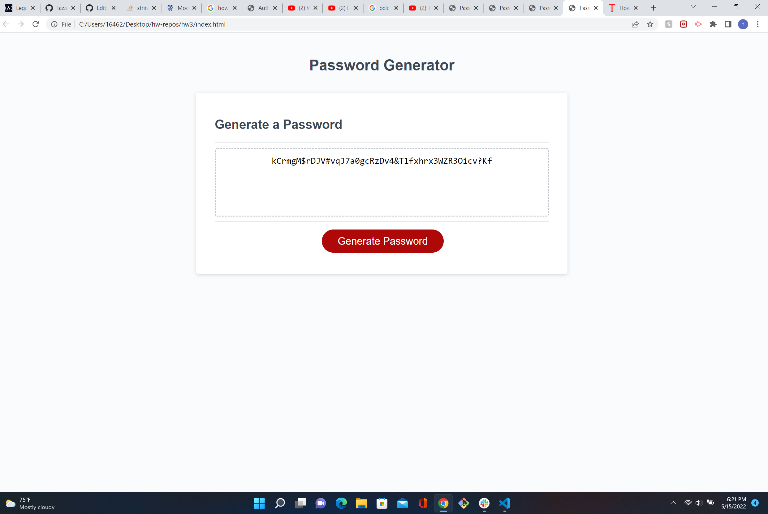 GitHub - Tazaev/Random-pw-generator