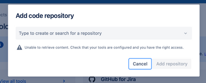 "Add Code Repository" not working for personal GitHub account · Issue #1619 · atlassian/github ...