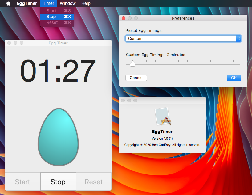 GitHub - BenJetson/EggTimer-OSX