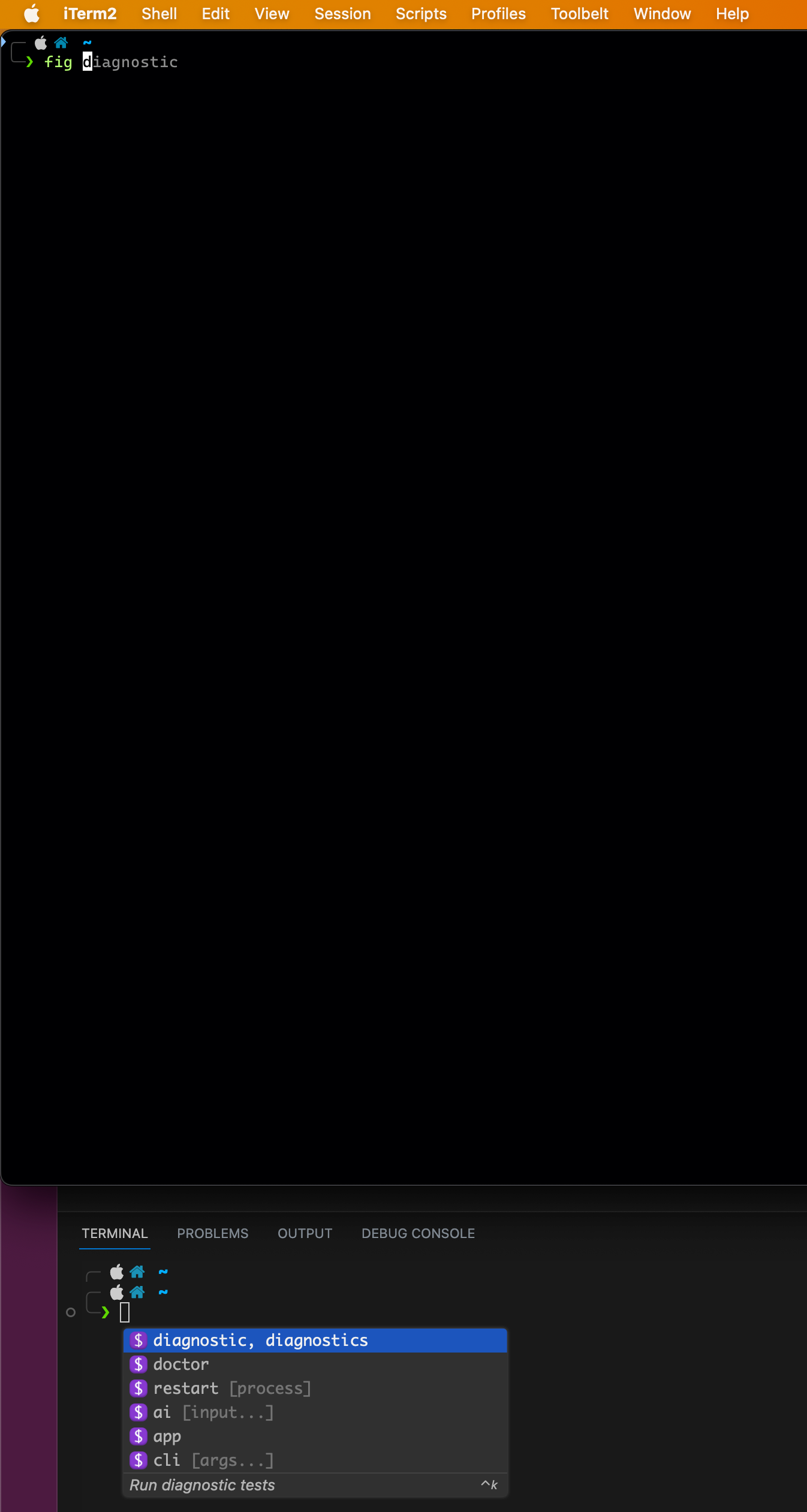 Autocomplete Window Wrong Place · Issue #2067 · withfig/fig · GitHub