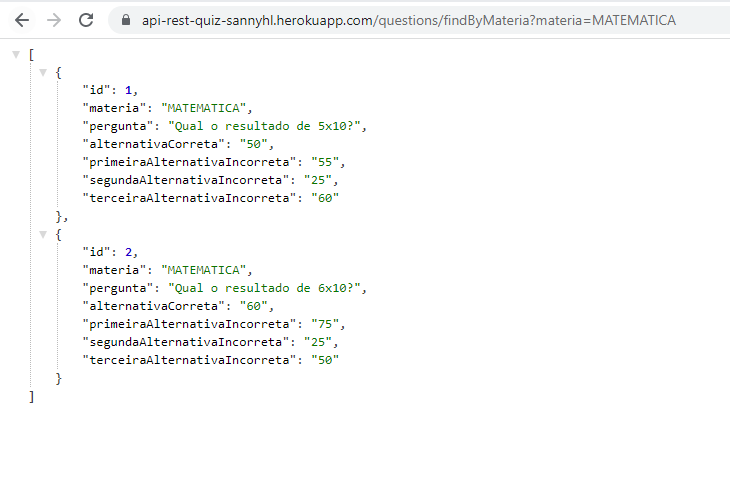 GitHub - SannyHL/quiz_api: Uma Api Rest para um Quiz.