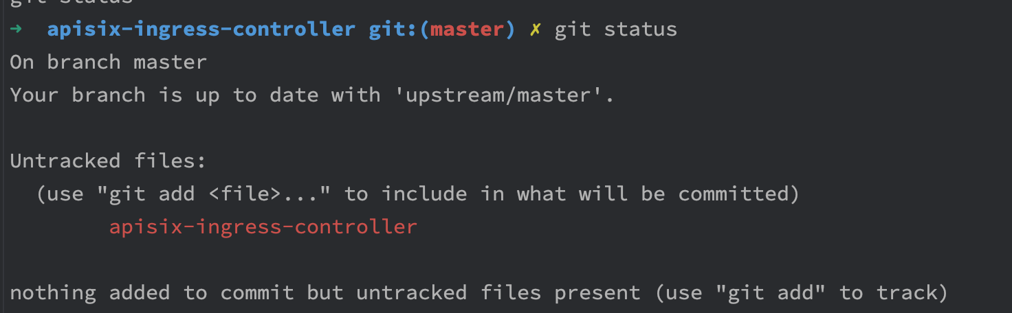 request help: ignore the artifacts after make build · Issue #232 · apache/apisix-ingress ...