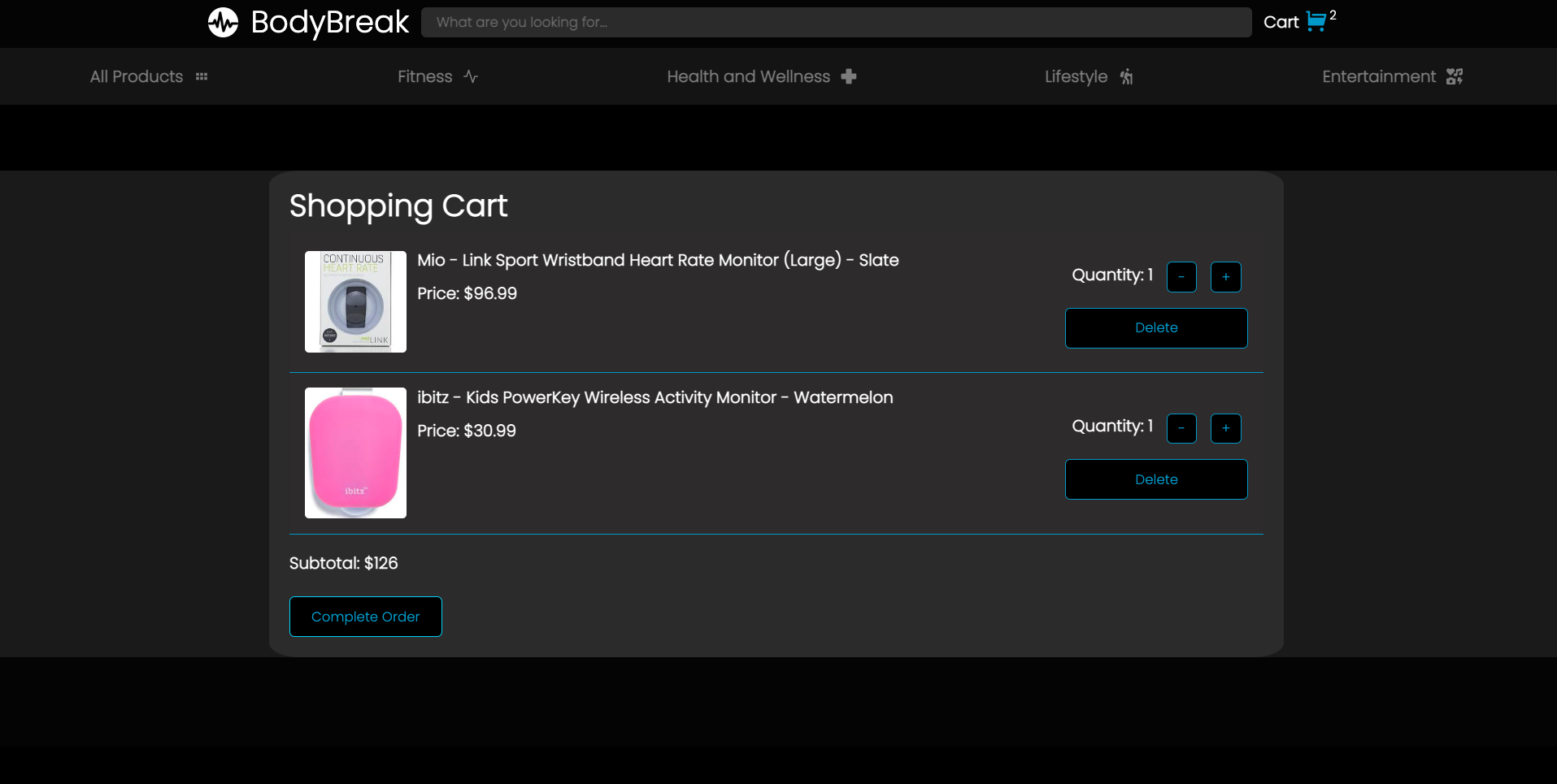 GitHub - kurt-waizmann/Body-Break: e-commerce website