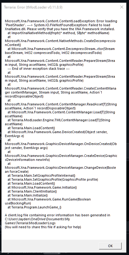 my tmod shows this · Issue #2317 · tModLoader/tModLoader · GitHub