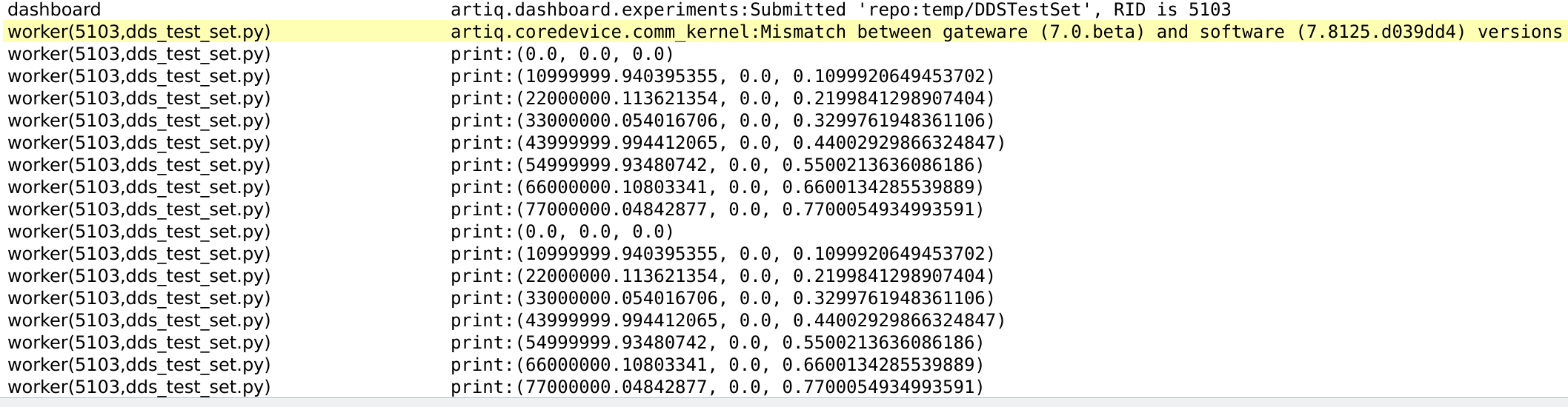 AD9910: single tone profile not changed properly · Issue #1994 · m-labs/artiq · GitHub