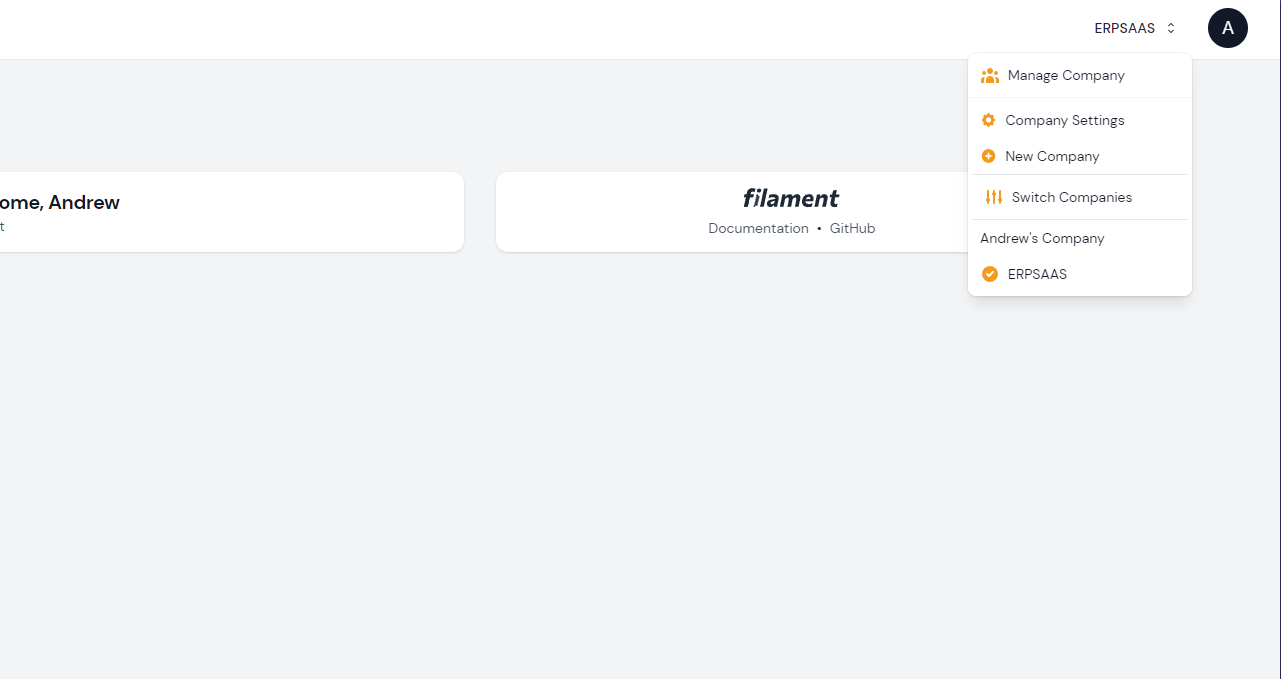 GitHub - andrewdwallo/filament-companies