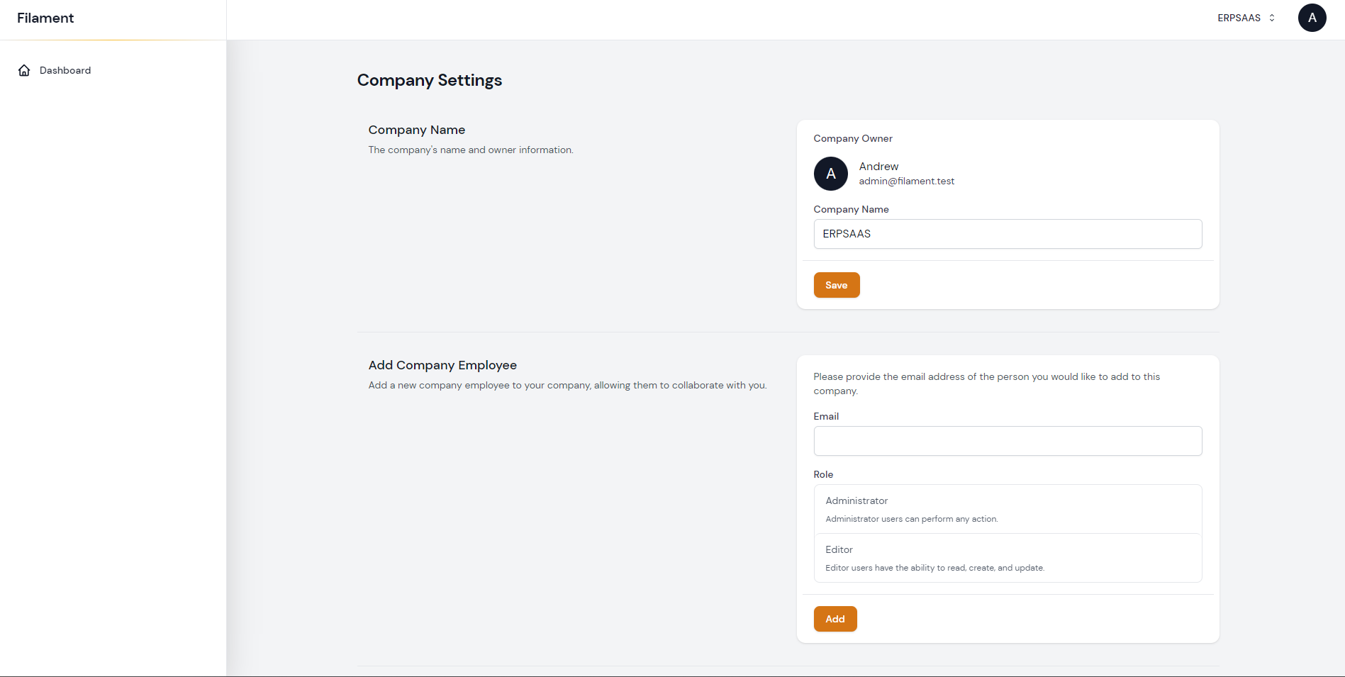 GitHub - andrewdwallo/filament-companies