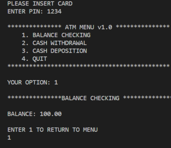 GitHub - lisahyx/ATM-Transaction-Application: A C++ program to display ...