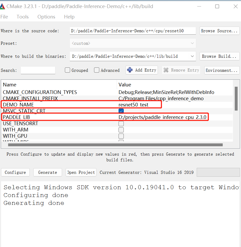 Windows 运行CPU ResNet50 图像分类样例，使用 OnnxRuntime 运行样例段错误 · Issue #316 · PaddlePaddle/Paddle ...