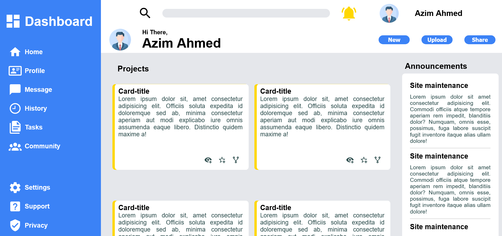 GitHub - AzimAhmedBijapur/Admin-Dashboard