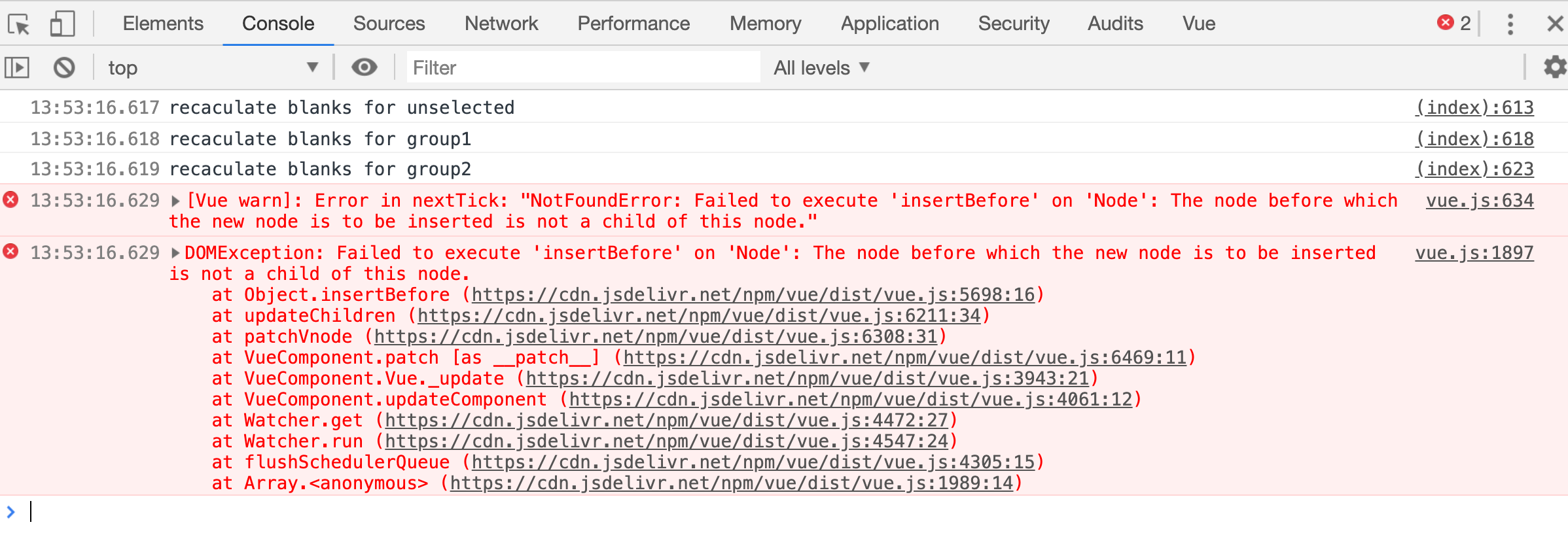 drop onto a table with slot=footer rows emits errors · Issue #602 · SortableJS/Vue.Draggable ...