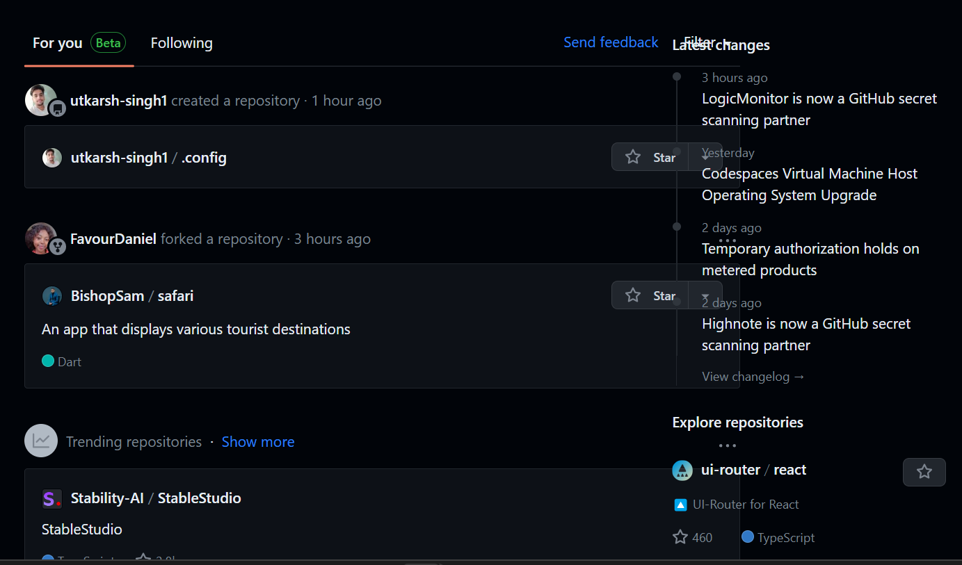 GitHub's main page breaking · Issue #25636 · github/docs · GitHub