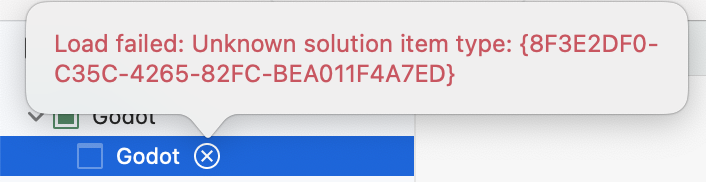 Visual Studio can't open Godot 4 C# solution on Mac OSX 12.5 · Issue #67029 · godotengine/godot ...