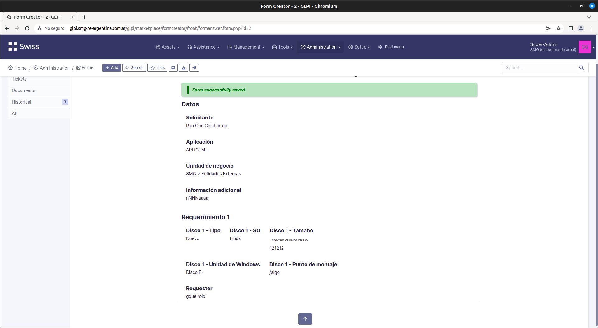 Tickets generated with FormCreator do not appear in the list · Issue #2815 · pluginsGLPI ...