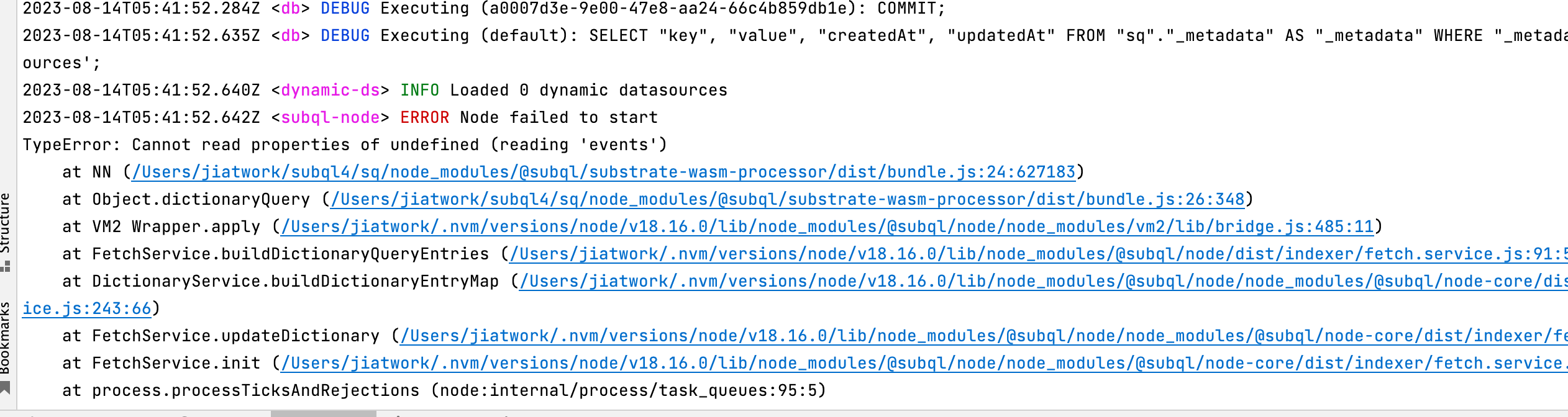 Support substrate wasm event in dictionary-resolver · Issue #1942 · subquery/subql · GitHub