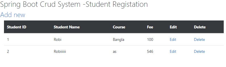 GitHub - cseitrobi/StudentCRUD