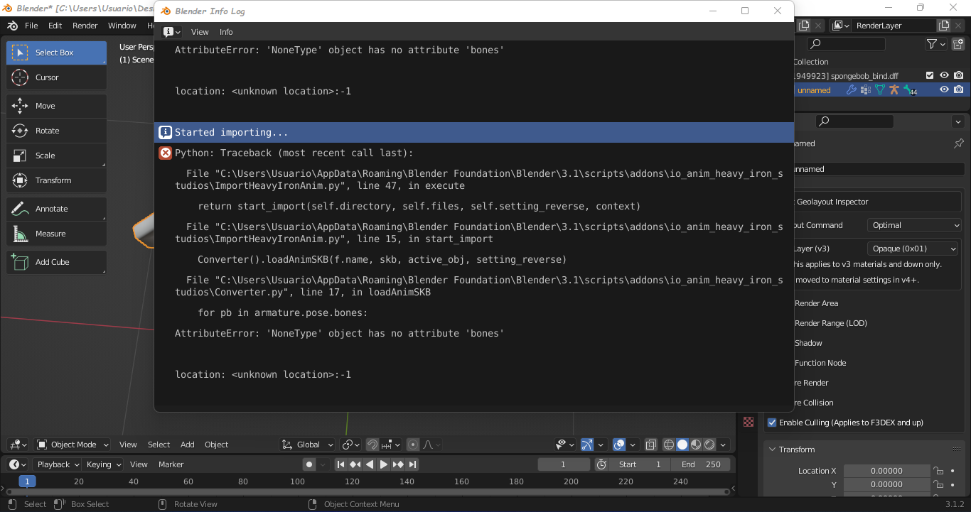 Traceback Error · Issue #2 · BassBoy320/io_anim_heavy_iron_studios · GitHub