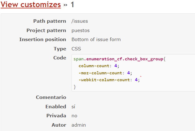 How Can I Display Custom Field Checkboxes In 4 Columns When The Customfieldid14 · Issue 89