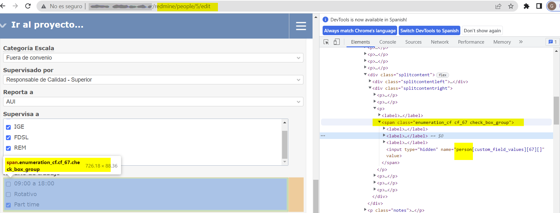 How Can I Display User Custom Field Checkboxes In 4 Columns · Issue 92 · Onozatyredmine