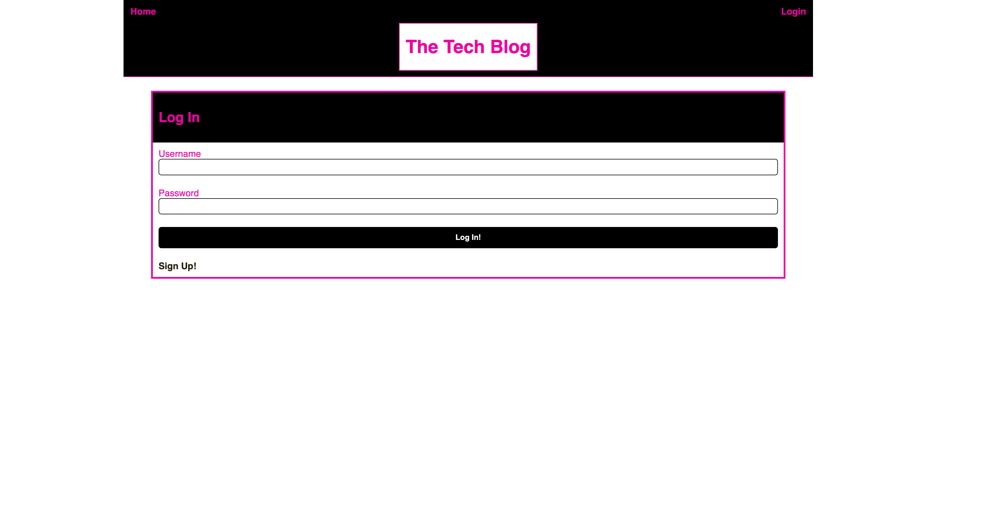GitHub - seanmgrant/Tech-Blog-MVC-