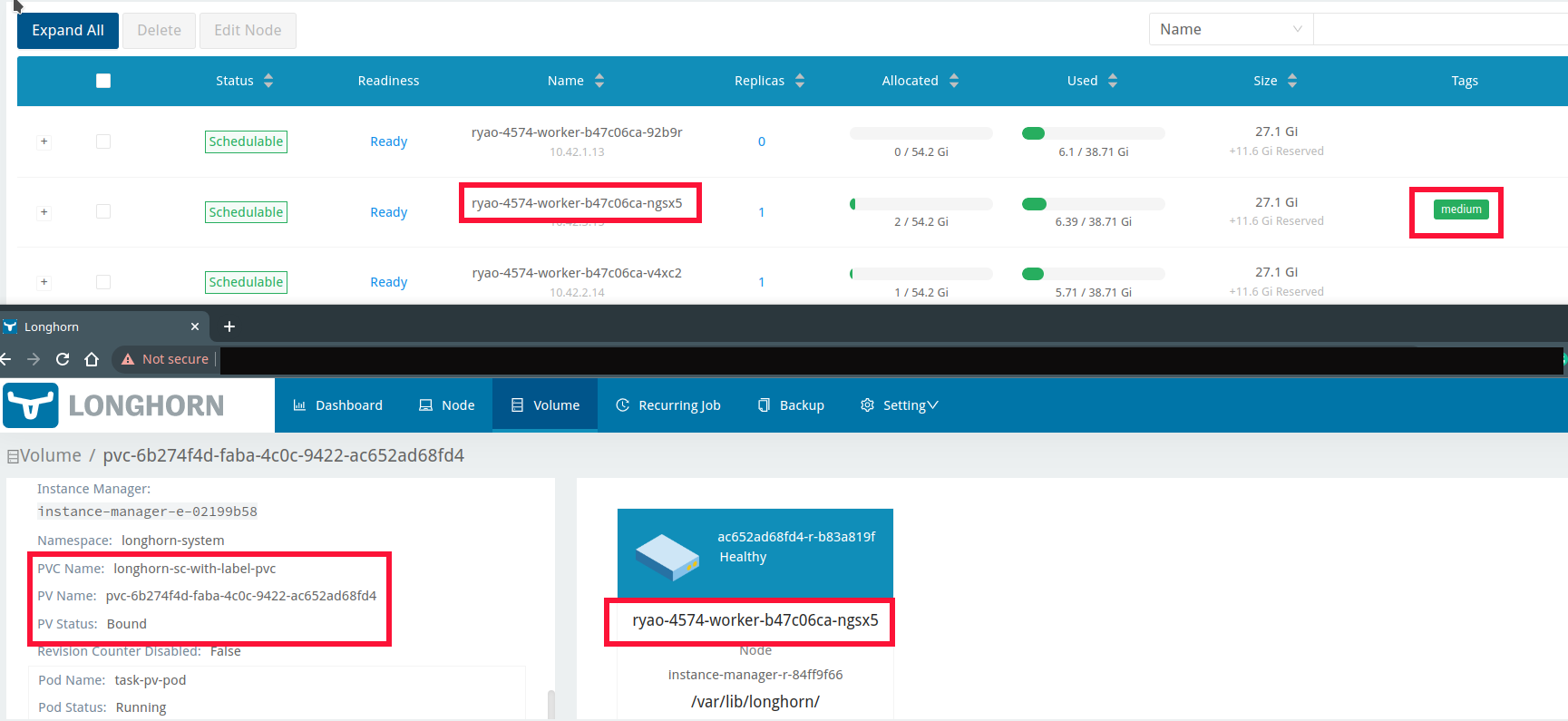 Improvement Add Possibility To Use Nodeselector On The Storageclass · Issue 4574 · Longhorn