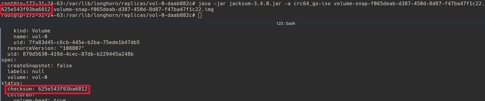 [FEATURE] Introduce checksum for snapshots · Issue #4210 · longhorn/longhorn · GitHub